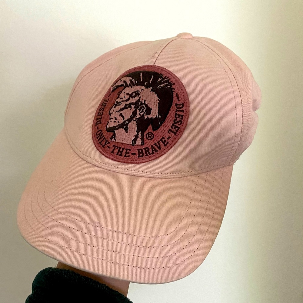 Rare Pink Diesel Cap With Mohawk Badge - Gem